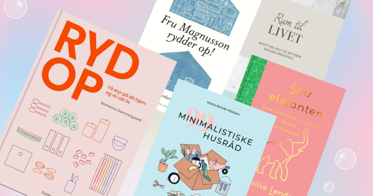 Ryd op, ryd ud, sorter og frigiv plads | Gribskov Biblioteker